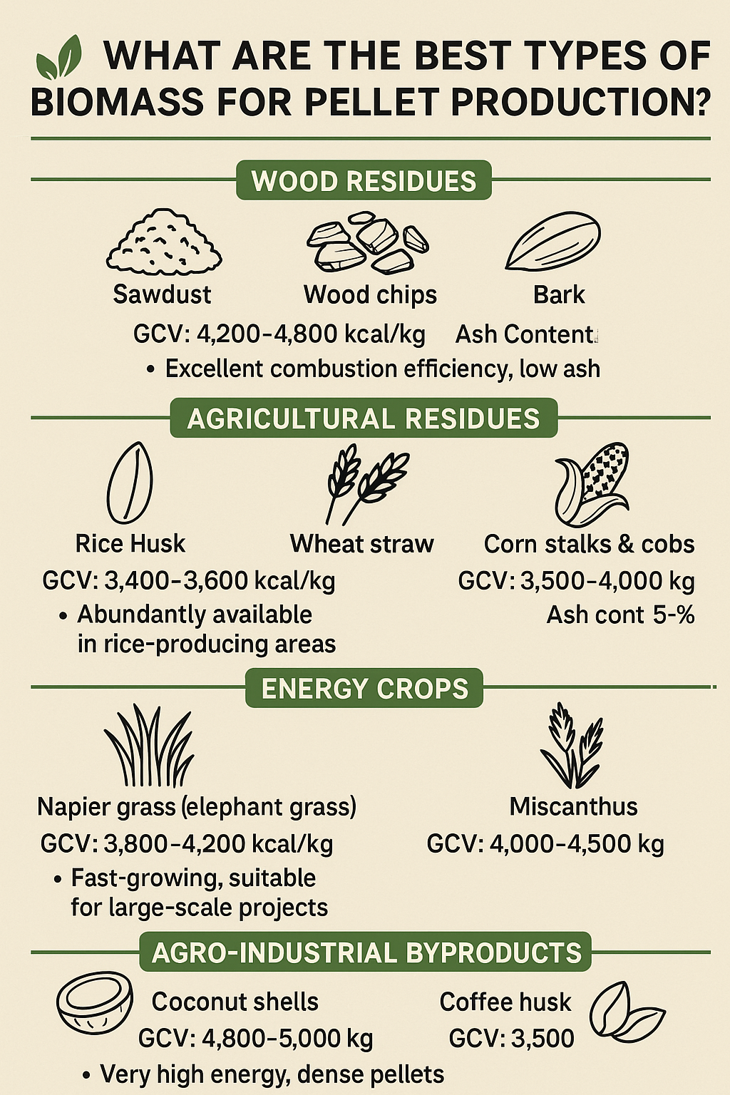 🌿 What Are the Best Types of Biomass for Pellet Production ...